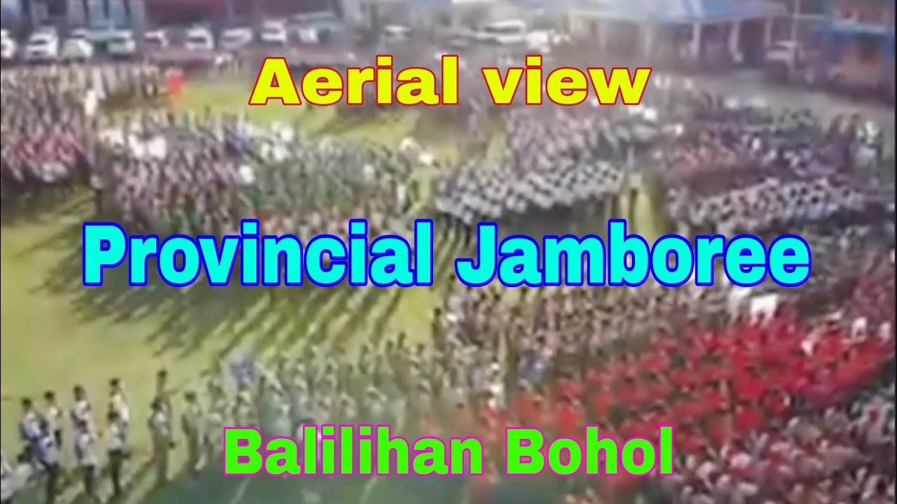 Aerial view, Bohol Provincial Jamboree 2023, - YouTube