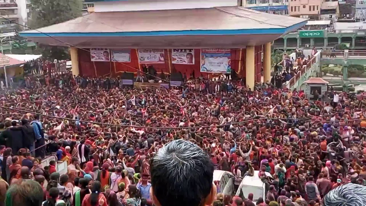 Holi Celebration Mandi HP - YouTube