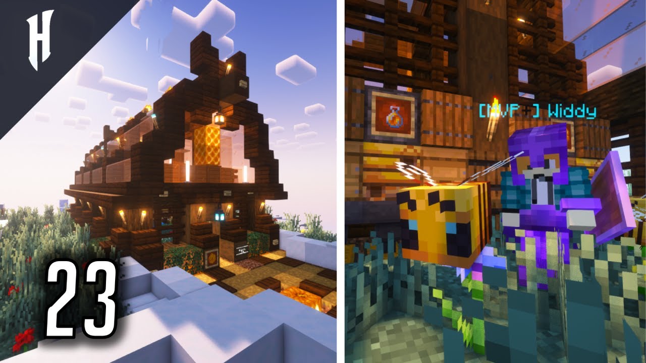 BUSY BEE FARM ~ Minecraft 1.20 Survival Series (#23) - YouTube