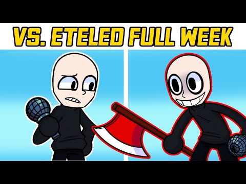 Mii Funkin' - VS. Eteled FULL WEEK (+ All Cutscenes) - Friday Night Funkin'