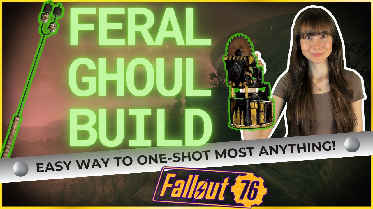 Busted Feral Ghoul Melee Build ☠️ Deletes Enemies Instantly! Fallout 76 ...