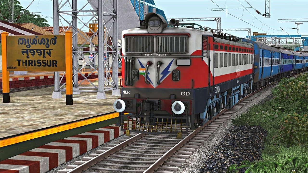 Early Morning WAG 7 Duty | Railworks 3 | Railroad | Indian Railways ...