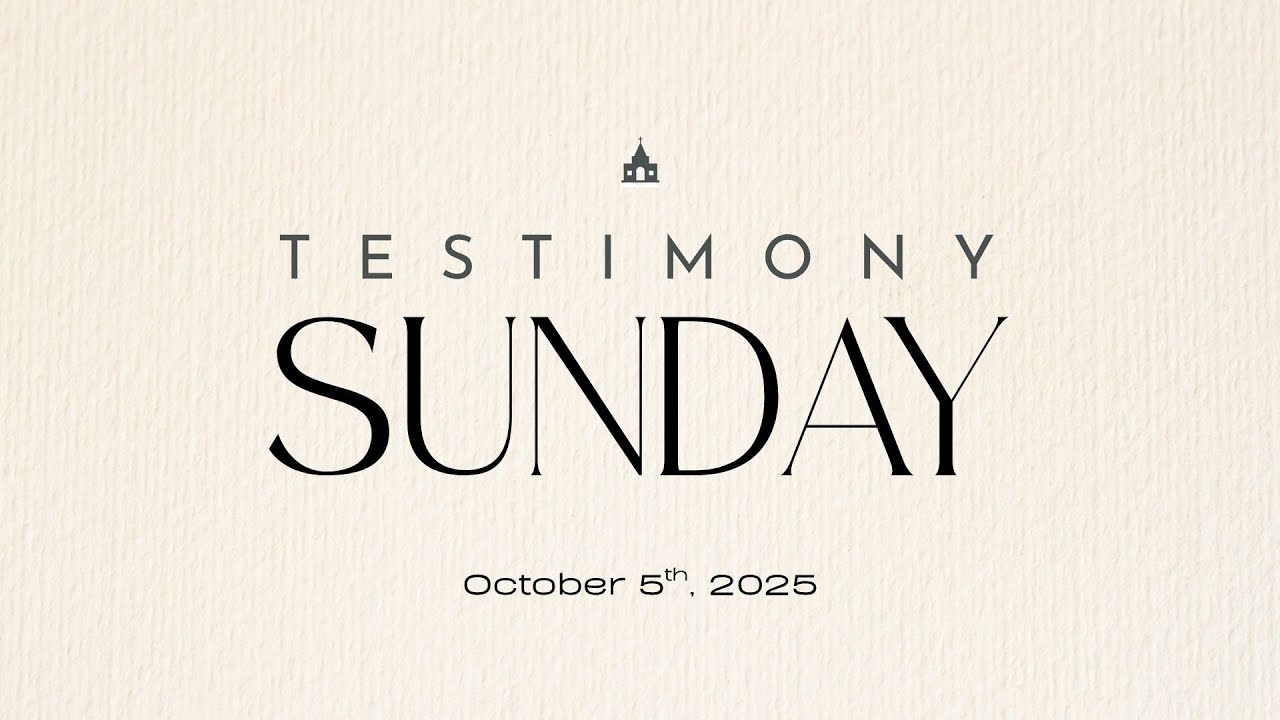Testimony Sunday: The Power of Testimony - YouTube