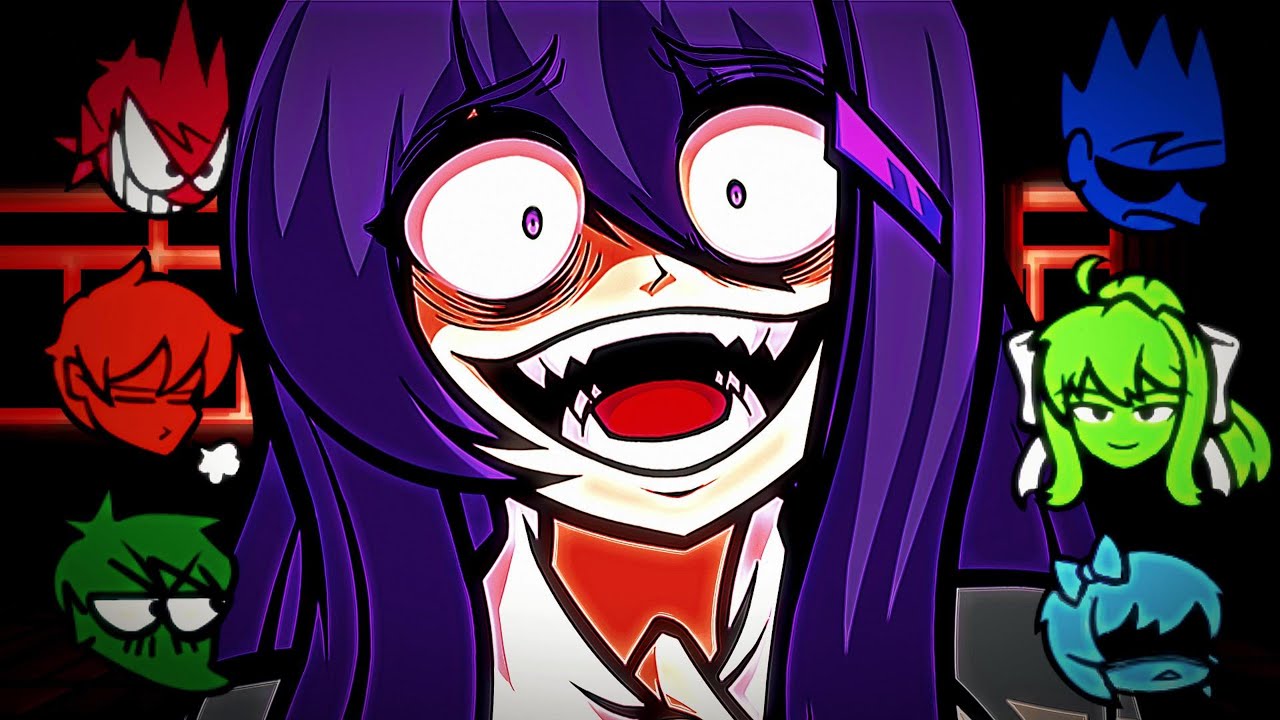 Fnf Ddlc Vs Eddsworld Mod Youtube