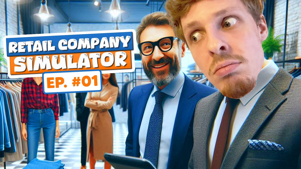 ON COMMENCE NOTRE BUSINESS ! (Retail Company Simulator) #1 - YouTube