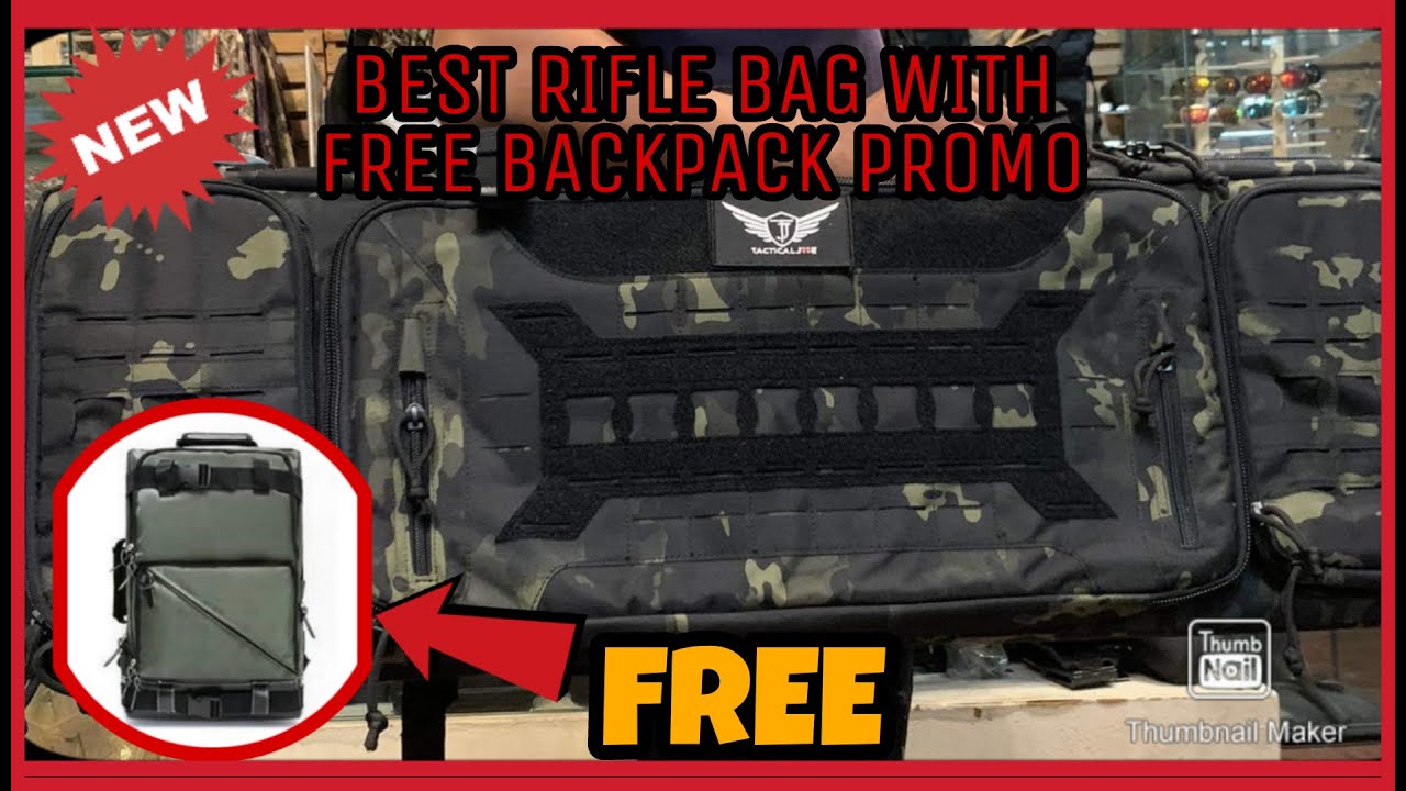 ⭕UNBOXING A RIFLE BAG FROM TACTICAL JOE WIRH FREE BACK PACK - YouTube