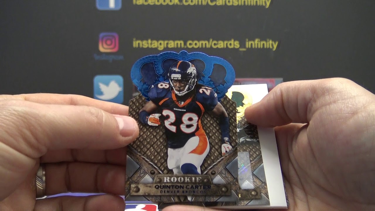 Michael's 2011 Panini Crown Royale NFL Football Box Break - YouTube