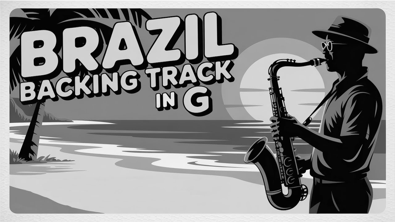 Brazil - Gypsy Jazz Backing Track in G (250 bpm) - YouTube