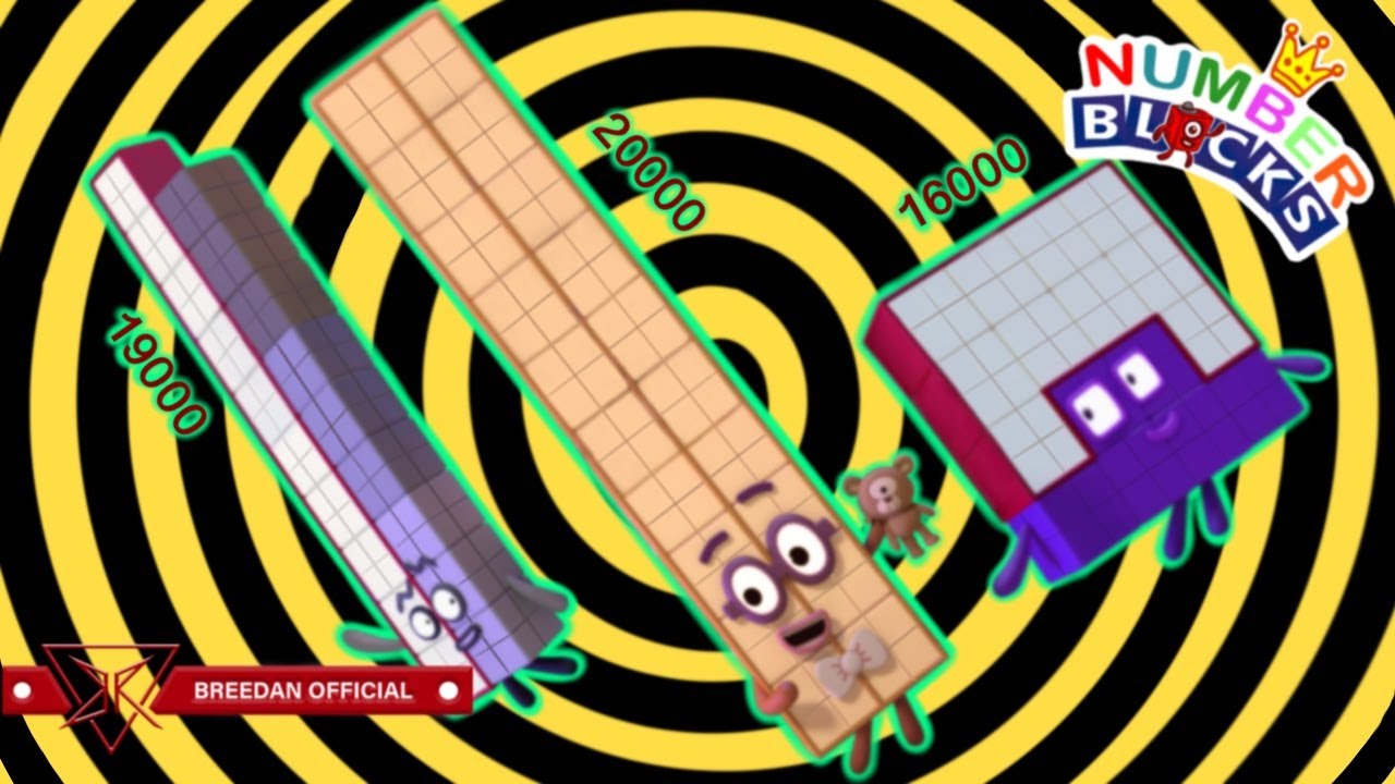 Numberblocks - Super Best Friends Numberblocks 19000 20000 16000 ...