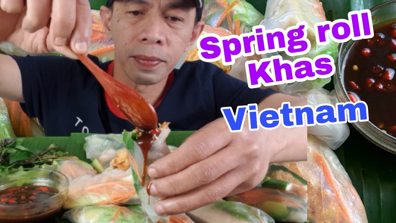 Spring roll Khas Vietnam Ayoooo Makan sayuran| Mukbang Indonesia ...