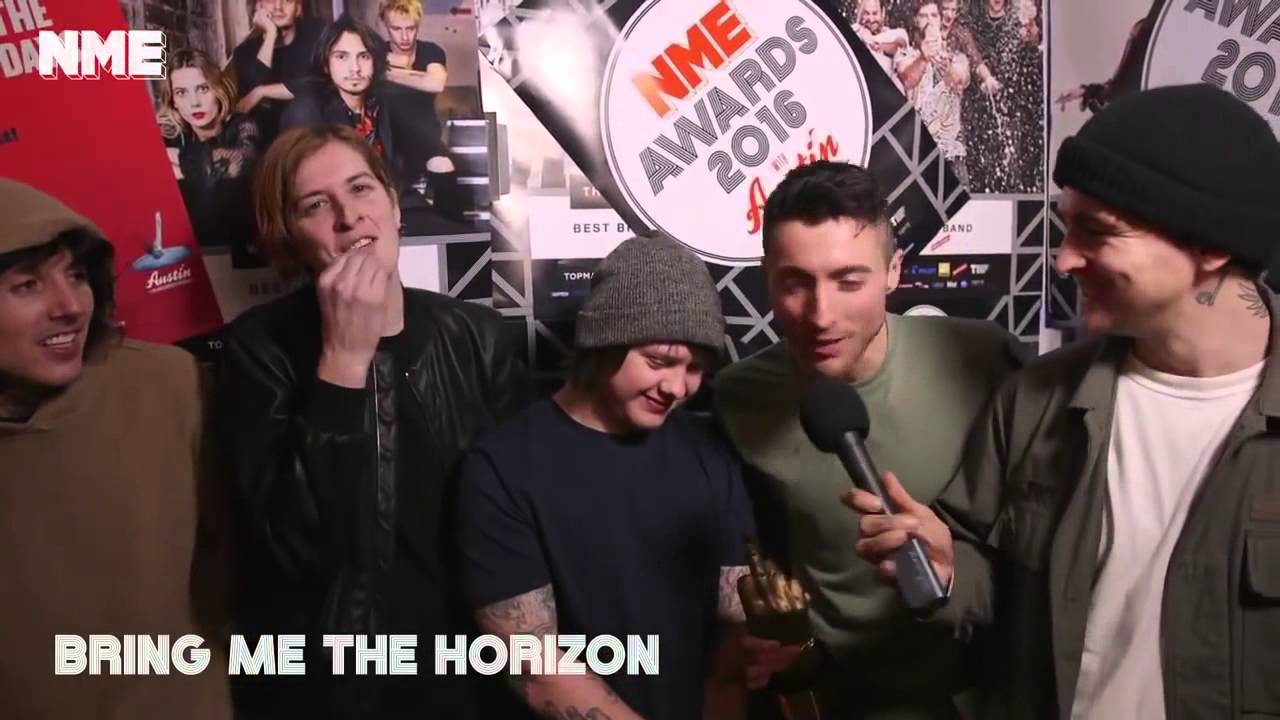 Bring Me The Horizon talks about 'trashing Coldplay's table NME Awards ...