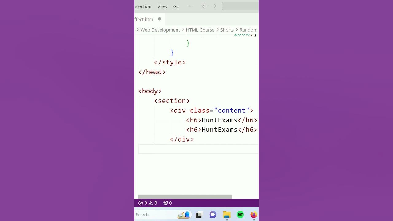 Water Effect To Text With Html Css Coding Htmlcoding Htmlcss Youtube 