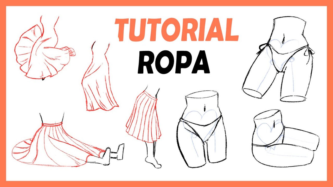 Cómo Dibujar Una Falda Paso A Paso 💥 Tutorial De Cómo Dibujar Faldas