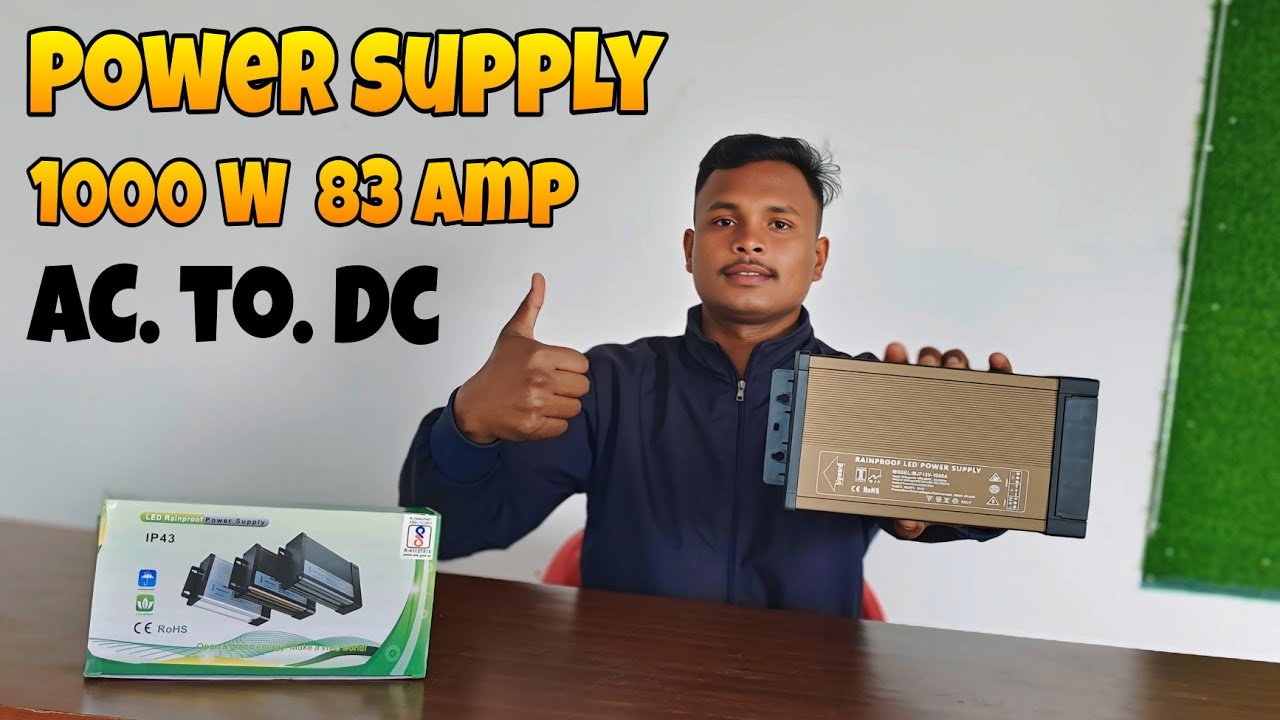 12v 83 amp 1000w Power Supply || AC To DC Power Supply || 1000 Watt ...