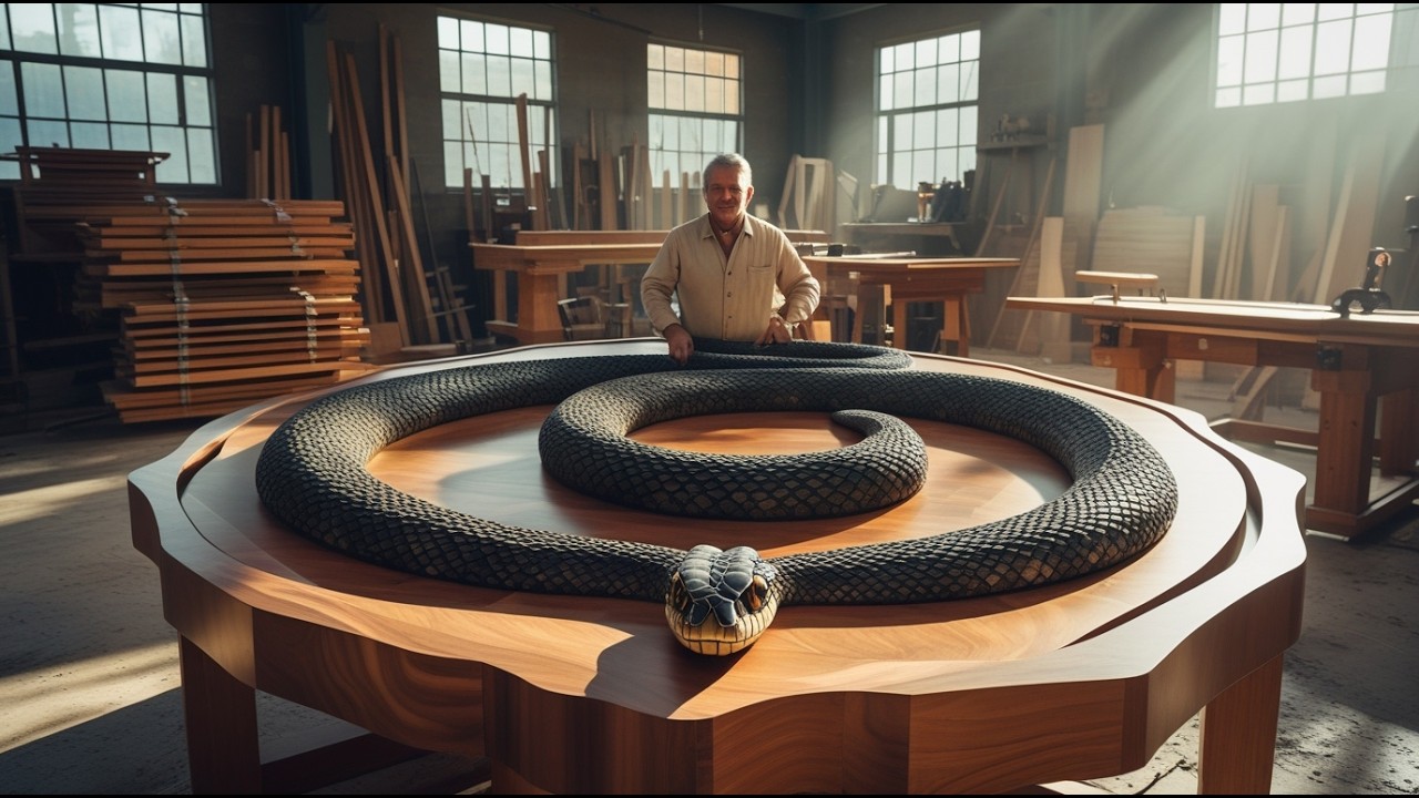Magical Process! Skilled Craftsman Turns Recycled Wood Into A Unique ...