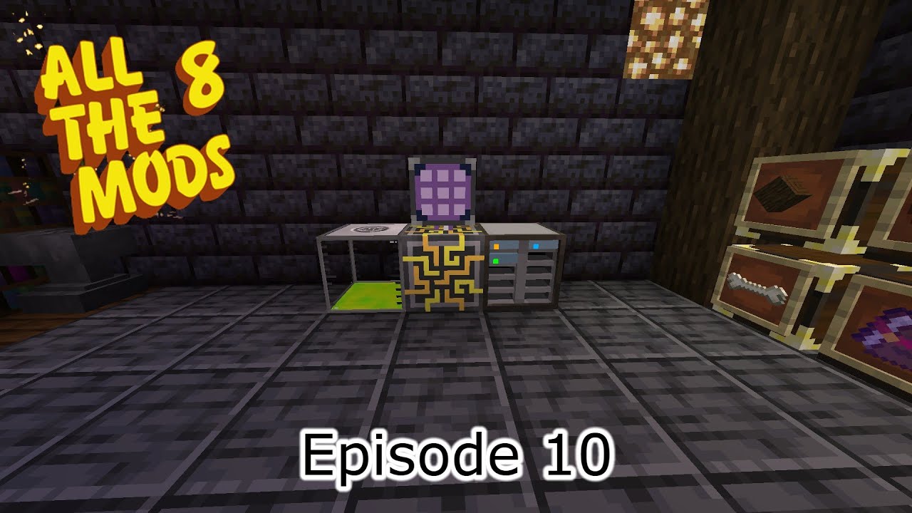 Minecraft: All The Mods 8 - Making A M.E System!!!! (Ep 10) - YouTube