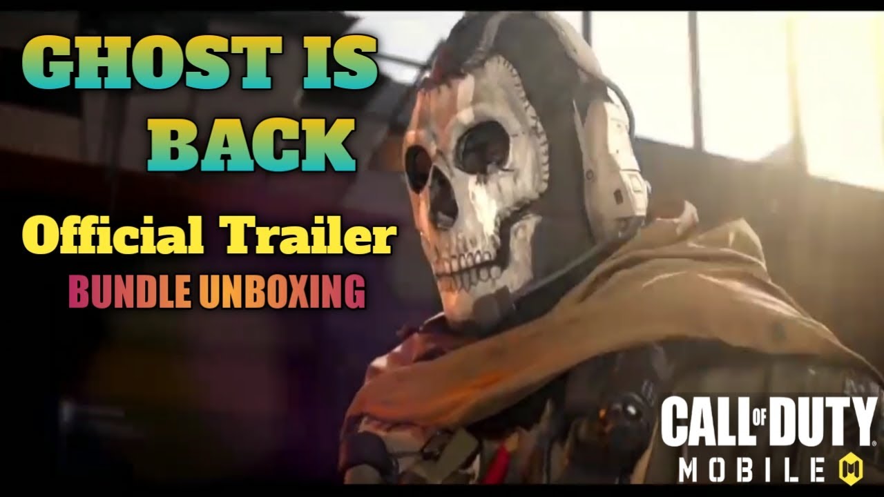 Ghost official trailer! Ghost is Back in cod mobile! Cod mobile season ...