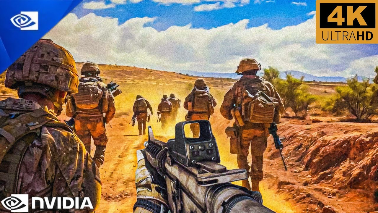 US MARINE VS RUSSIAN ARMY WAR IN IRAN | REALISTIC ULTRA GRAPHICS ...