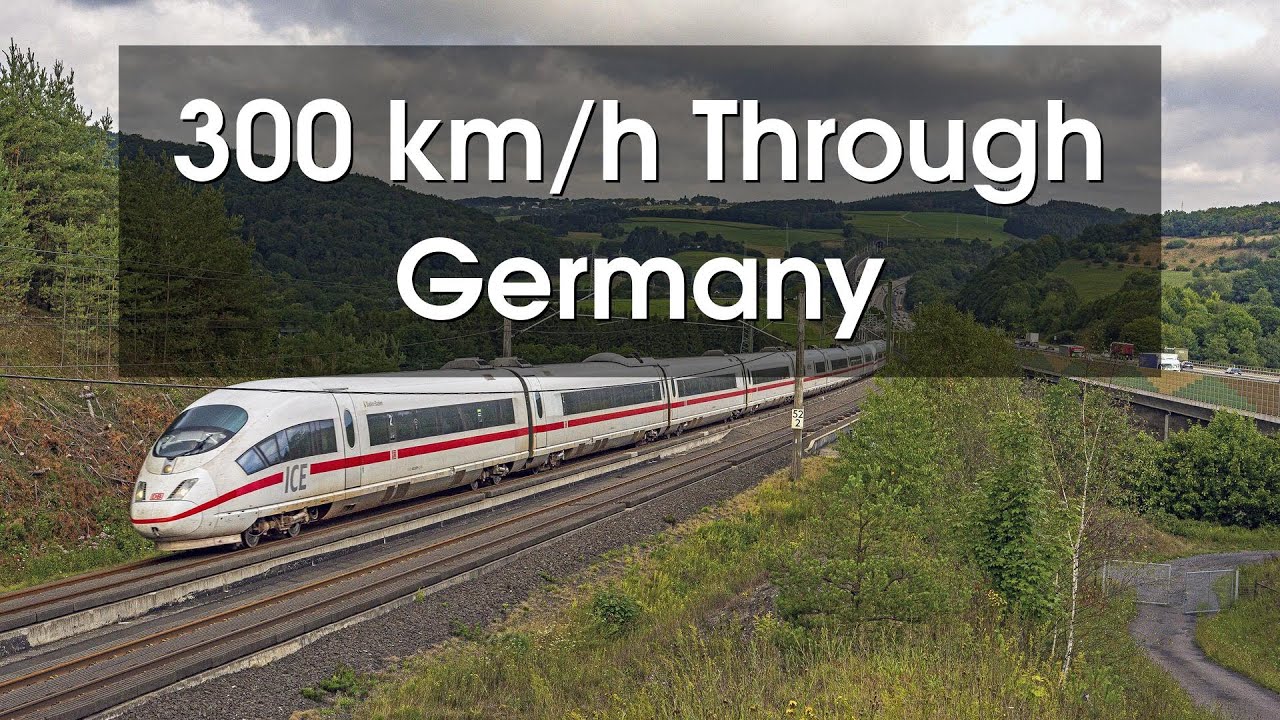 ICE 3: The Germans Know How To Build High-Speed Rail - YouTube