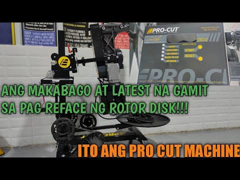 PRO CUT MACHINE | THE LATEST MACHINE FOR ROTOR DISK SKIMMING - YouTube