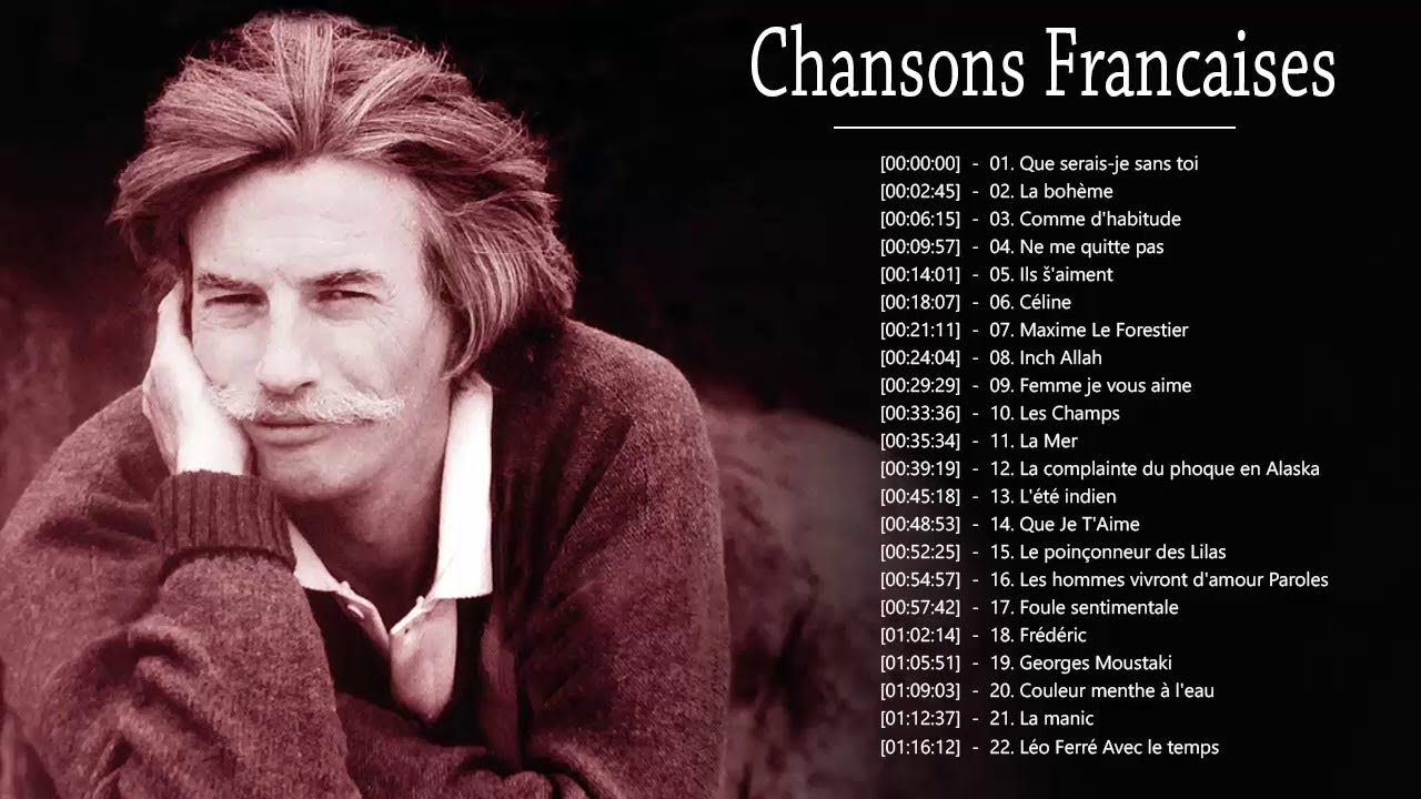 Meilleures Chansons en Françaises Les 30 Chanson Francaise de tous les ...