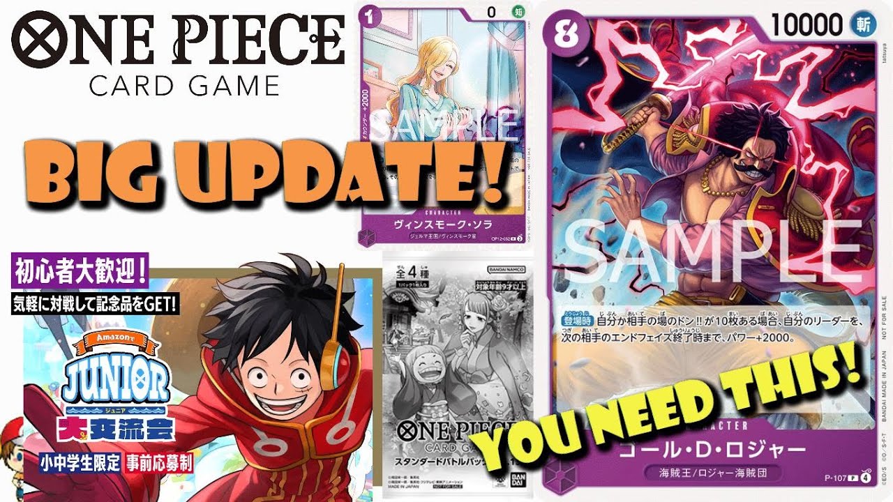 Important New Roger Promo! New Battle Pack! Big One Piece TCG ...