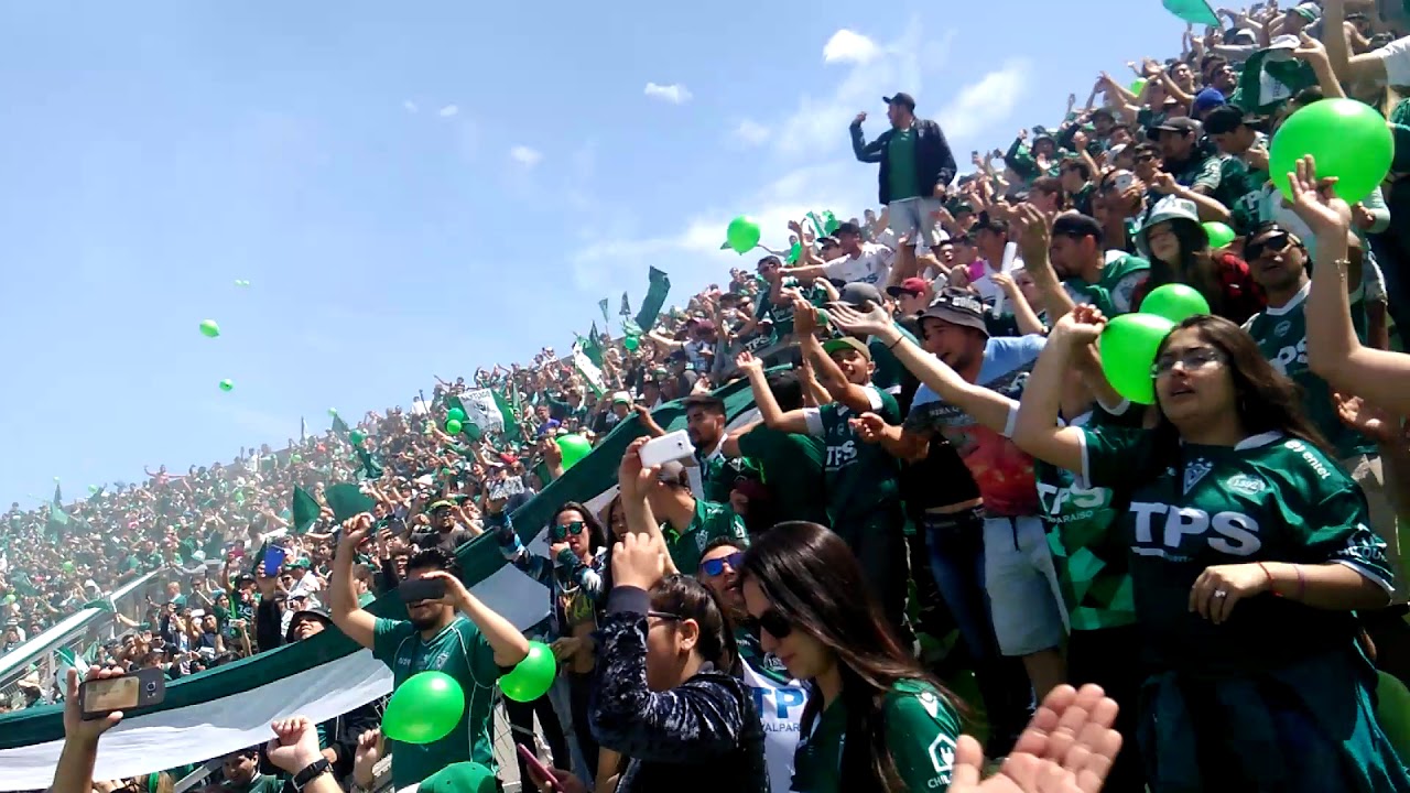 Salida Los Panzer Santiago Wanderers 3 - 3 Everton - YouTube