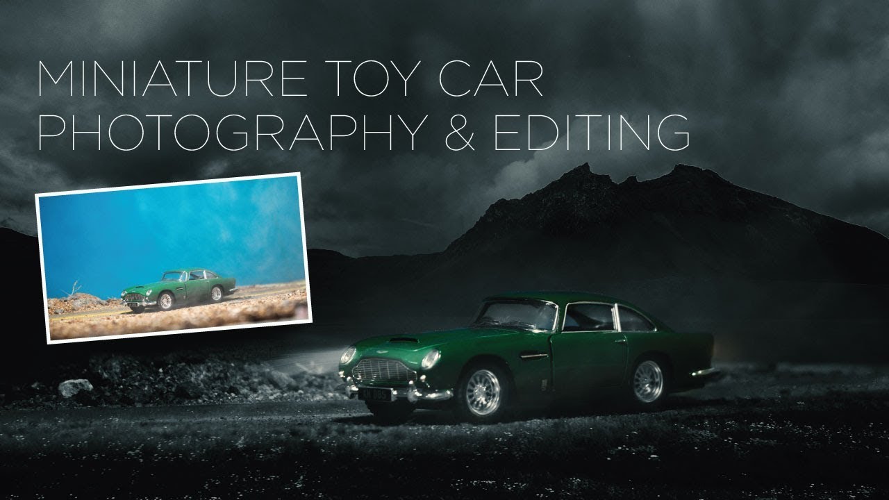 Miniature or scale model car photography & photoshop editing ...