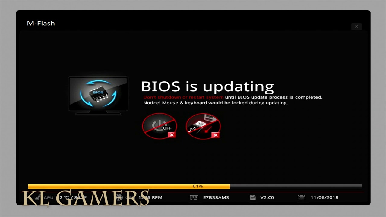 AMD Ryzen 5 2400G msi B350M PRO-VD PLUS How to Update to latest BIOS ...