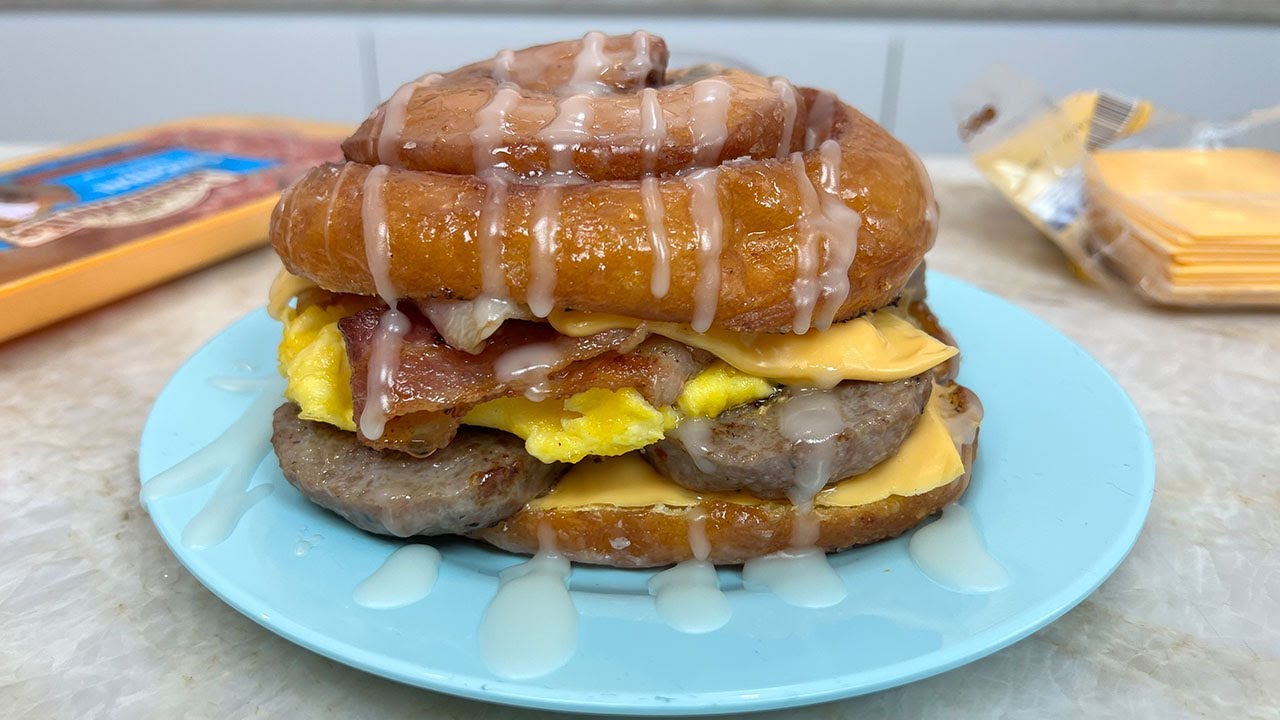 Cinnamon Roll Breakfast Sandwich - YouTube