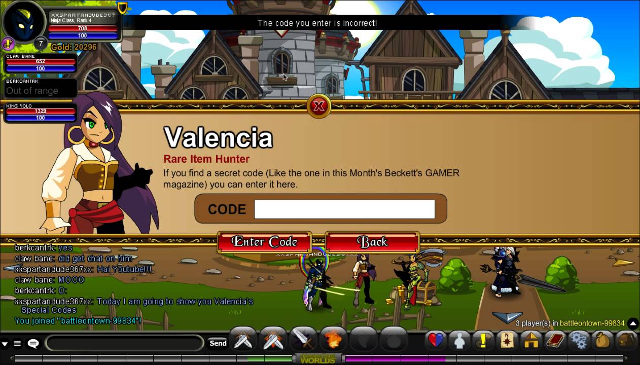 One of Valencia's special codes aq Quest - YouTube