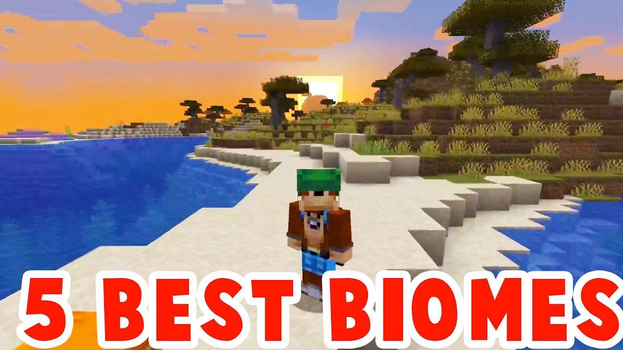 TOP 5 BIOMES in : Minecraft - YouTube