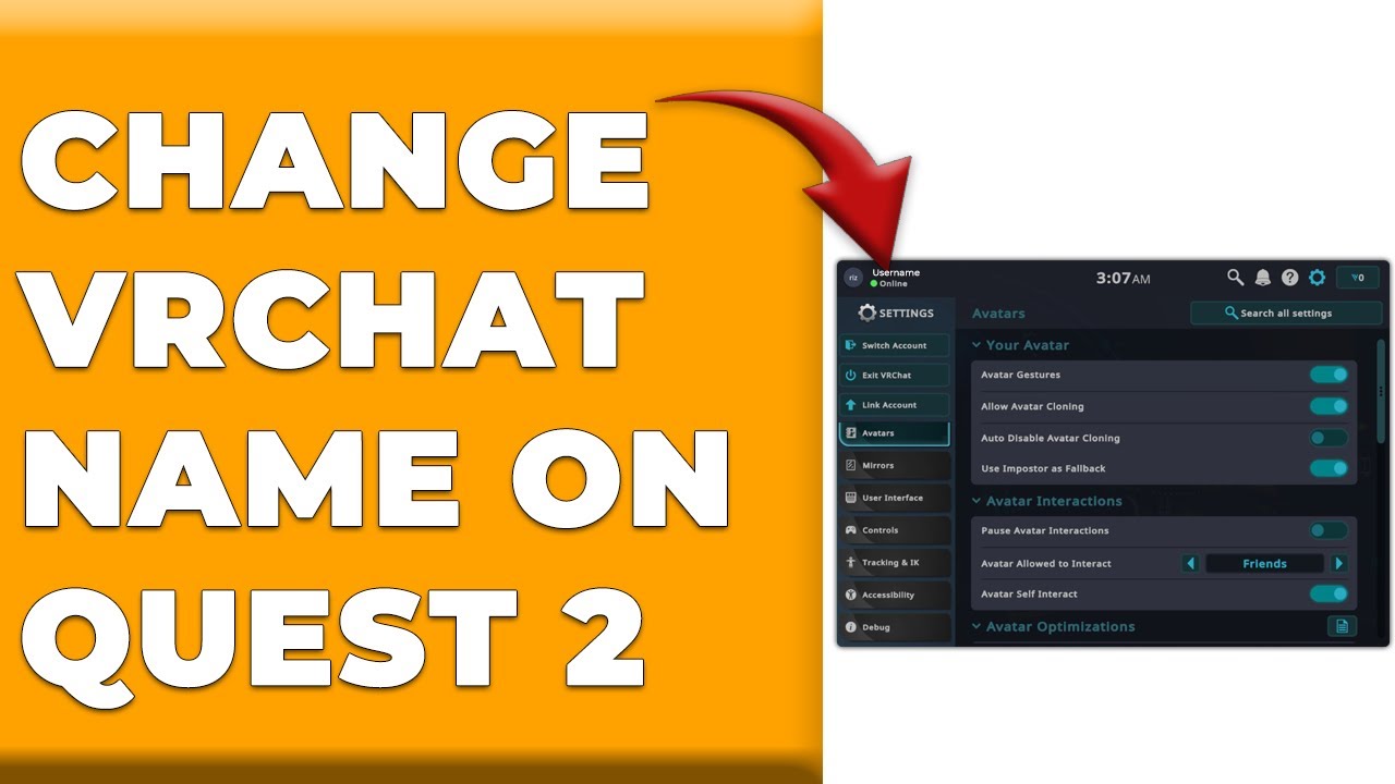 How To Change VRChat Name On Quest 2 (How To Edit VRChat Name On Quest ...