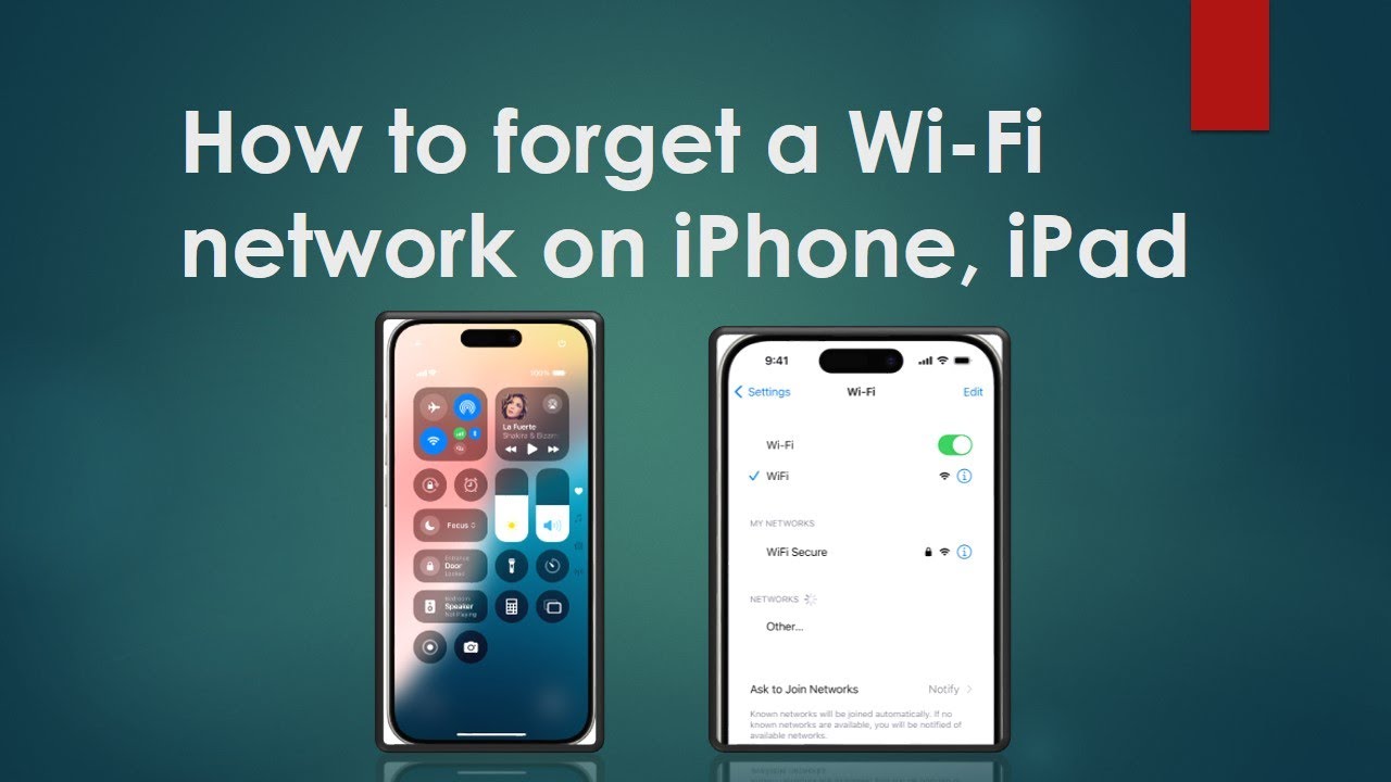 How to forget a Wi Fi network on iPhone, iPad ลบ Wifi ใน ไอโฟน ไอแพด ...
