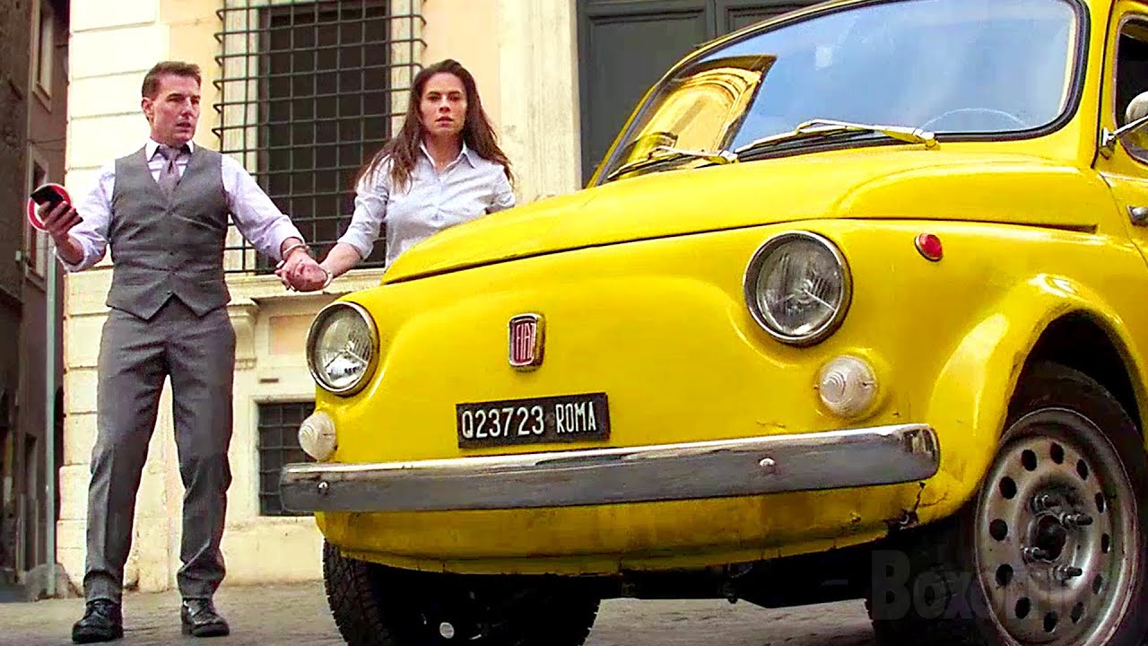 La poursuite à Rome en FIAT 500 | La scène complète de Mission ...