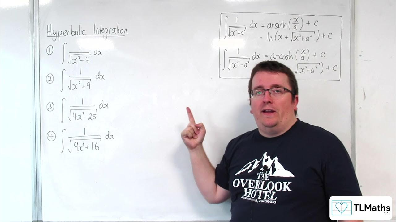 A-Level Further Maths H5-03 Hyperbolic Integration: Indefinite Integral Examples - YouTube