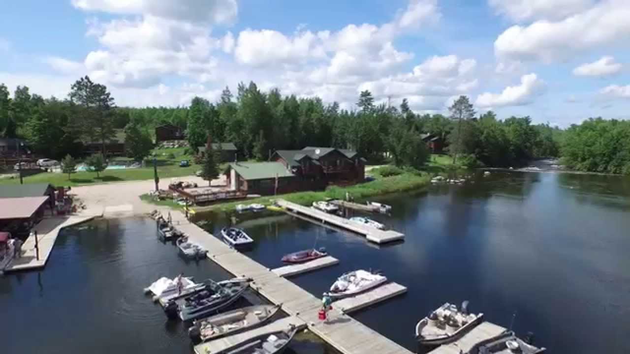 Vermilion Dam Lodge Summer Aerial Video - YouTube