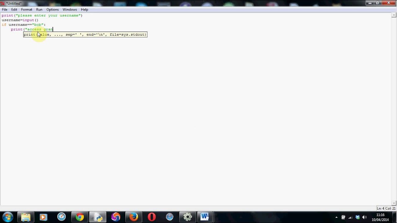 Forth Python Tutorial - YouTube