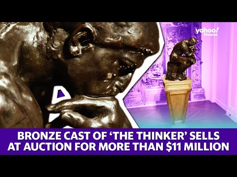‘The Thinker’ bronze casting of Rodin’s sculpture sells for more than $11 million at auction