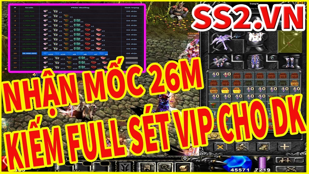 Mu Online Mới Nhất | SS2.VN Mở Box Test Nhân Phẩm Quyết Full Sét Đồ Vip ...