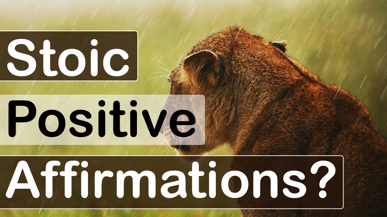 Positive affirmations for Stoics? #Stoicism #Happiness - YouTube