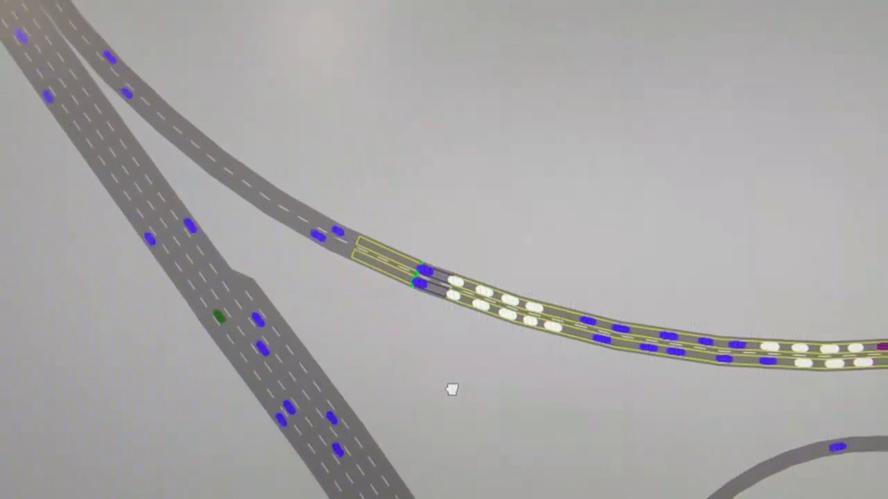 VISSIM Simulation: Fixed time ramp metering on double lane On-Ramp ...