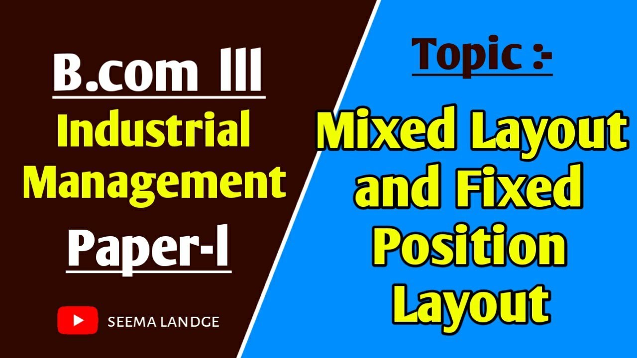 Mixed Layout and Fixed Position Layout - YouTube