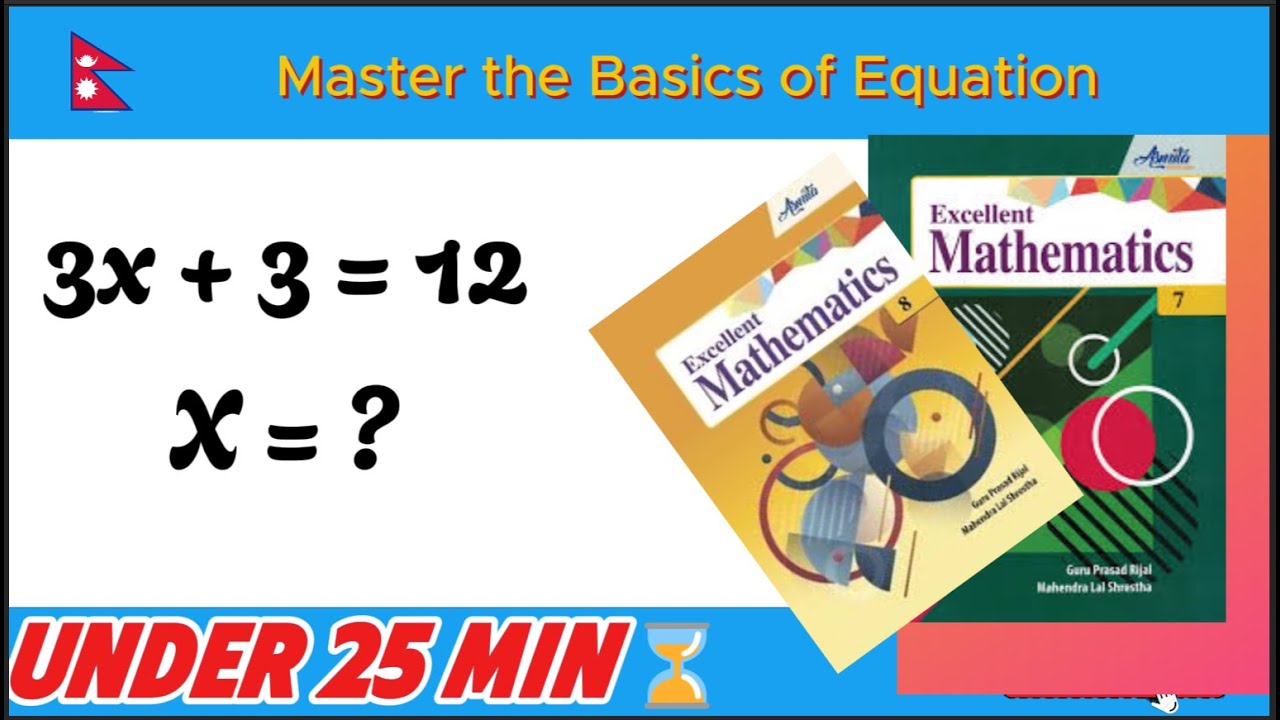 Master the Basics of Equations | Easy Math Guide for Grades 4-8 #ble # ...