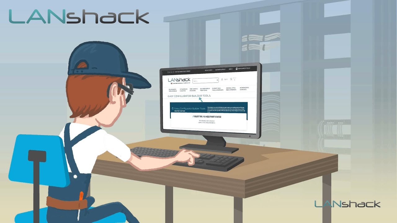 LANshack Easy Configurator Builder Tools - YouTube