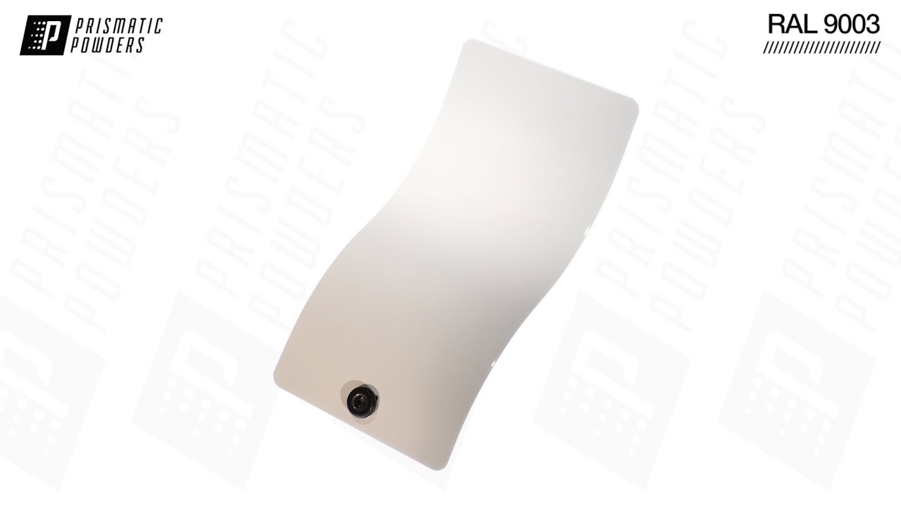 Prismatic Powders RAL 9003 - YouTube