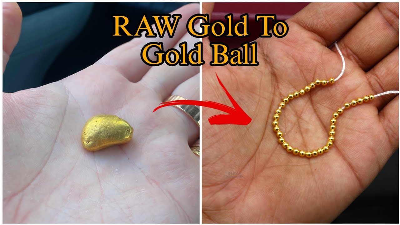 How To Make Gold Ball ?? @TheGoldsmithDiary #goldmaking #goldsmith ...