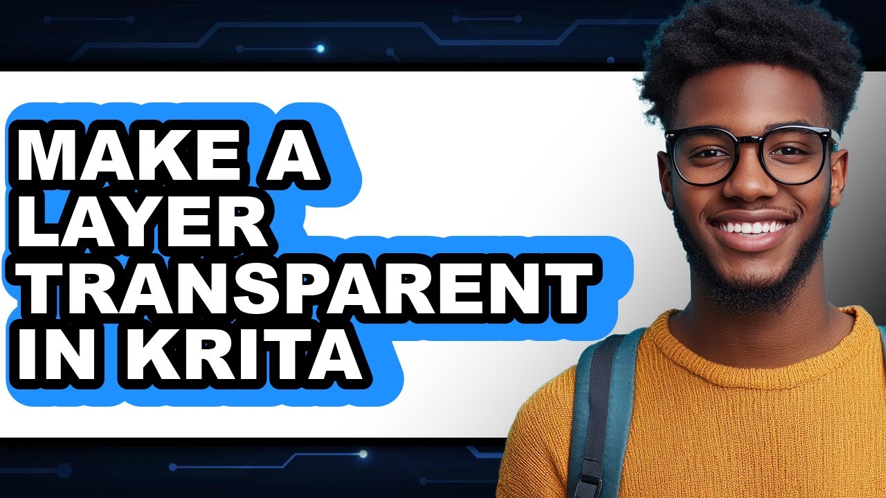 How to Make a Layer Transparent in Krita (only Way) - YouTube