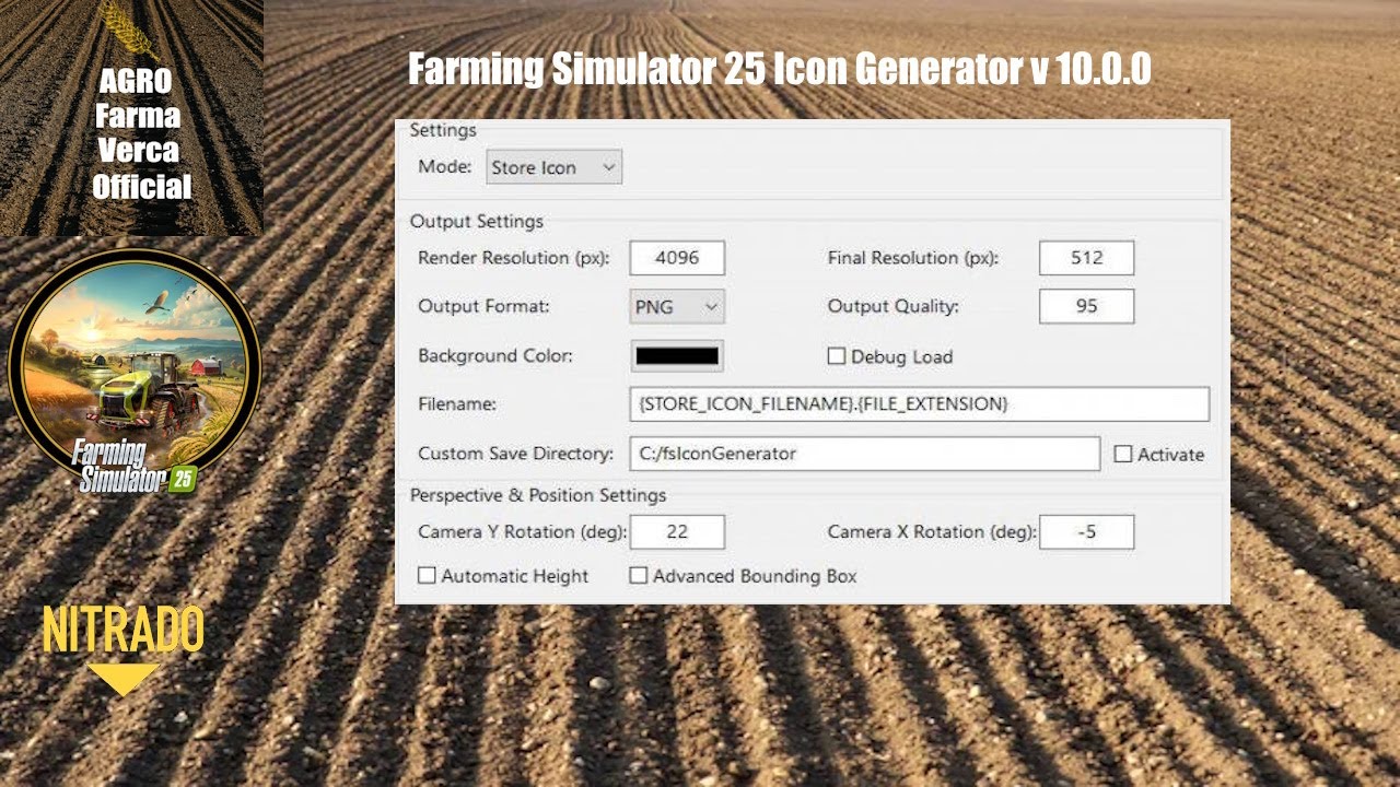 Farming Simulator 25 Icon Generator v10.0.0 - YouTube