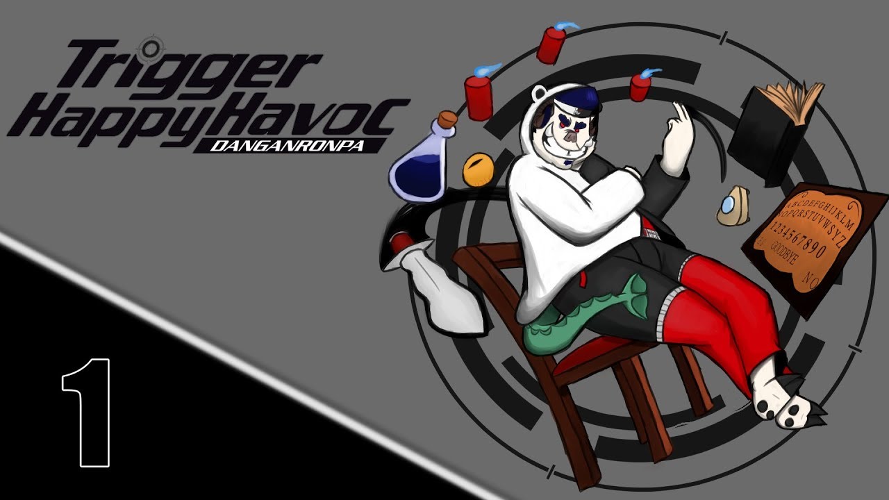 DanganRonpa Ep 1| The Ultimate Occultist| Gamer From The Slaughter ...